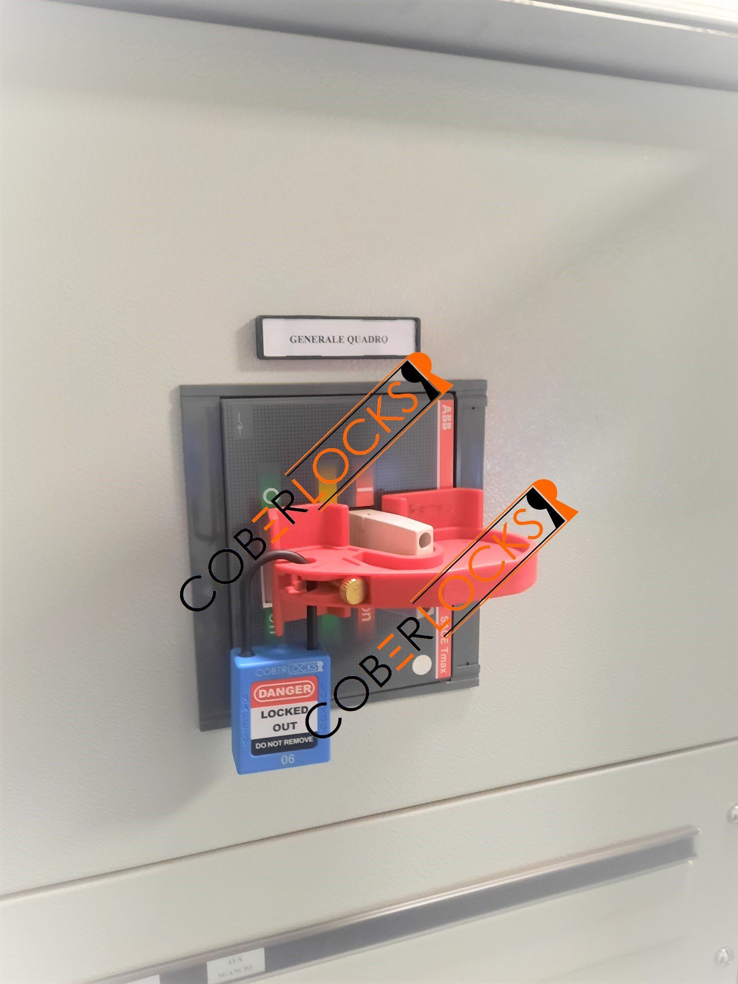 Lockout tagout, LOTO, lucchetti e ganasce di sicurezza