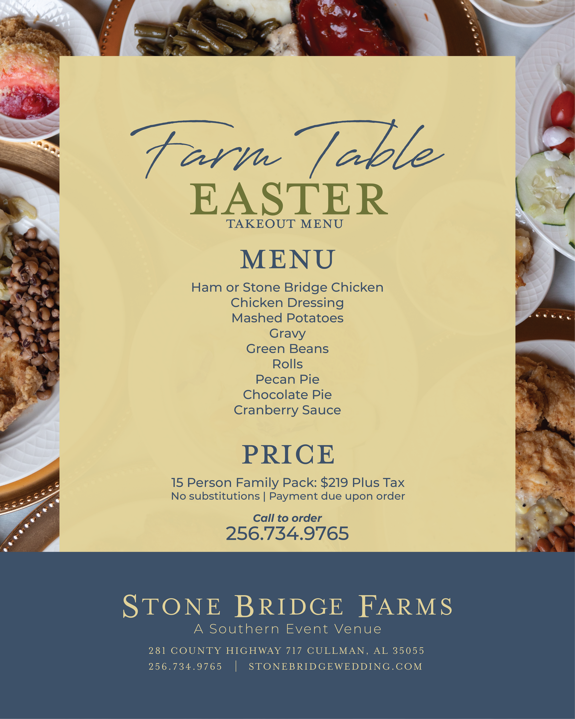 Farm Table | A Southern Buffet at Stone Bridge Farms