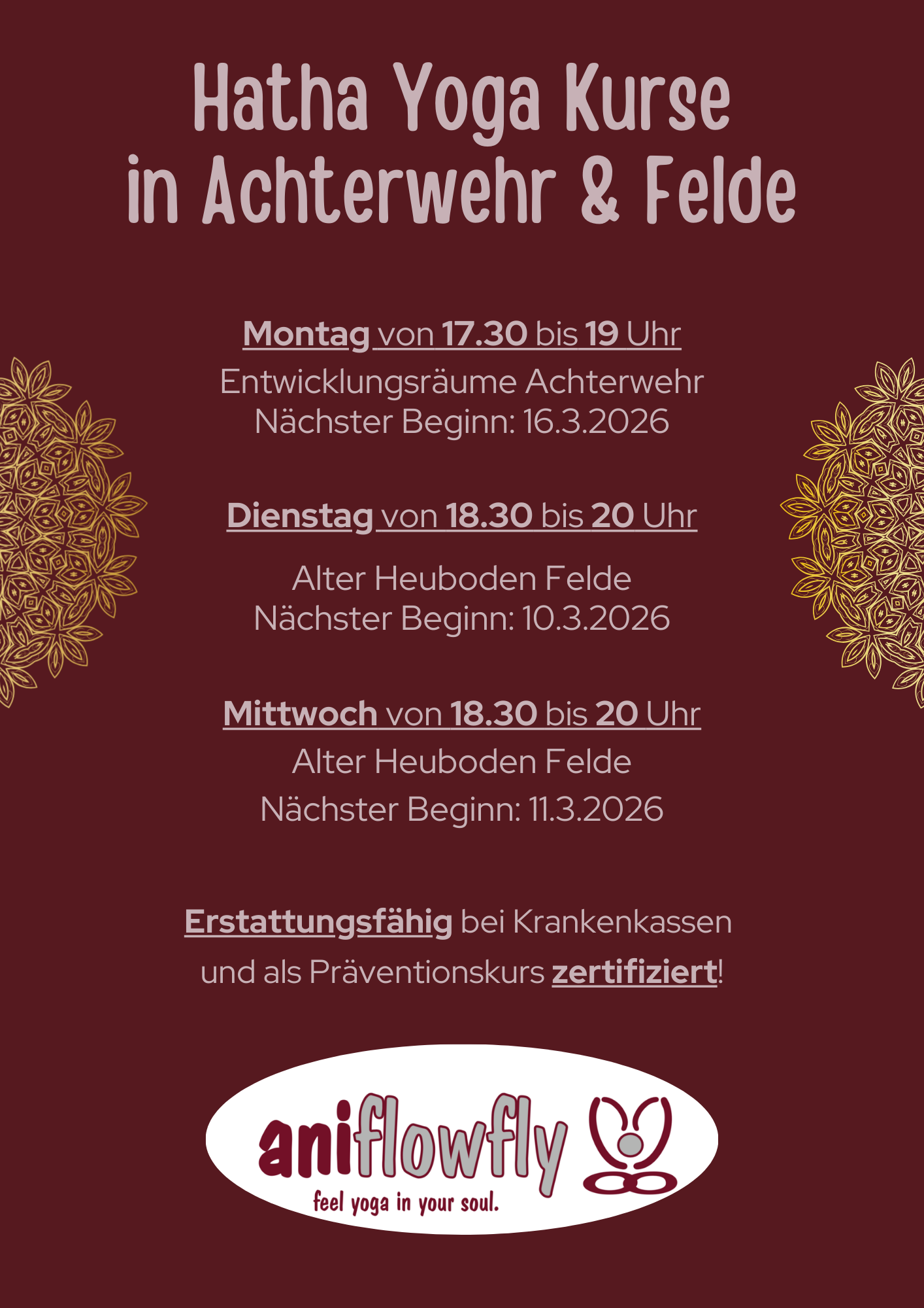 aniflowfly Anika Fischer Yogalehrerin in Westensee