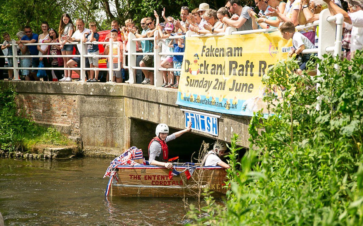Fakenham Cardboard Raft Races 2021
