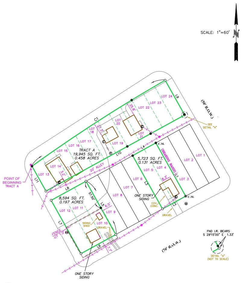 Survey For Platting | Westar Alamo Land Surveyors - San Antonio, Texas