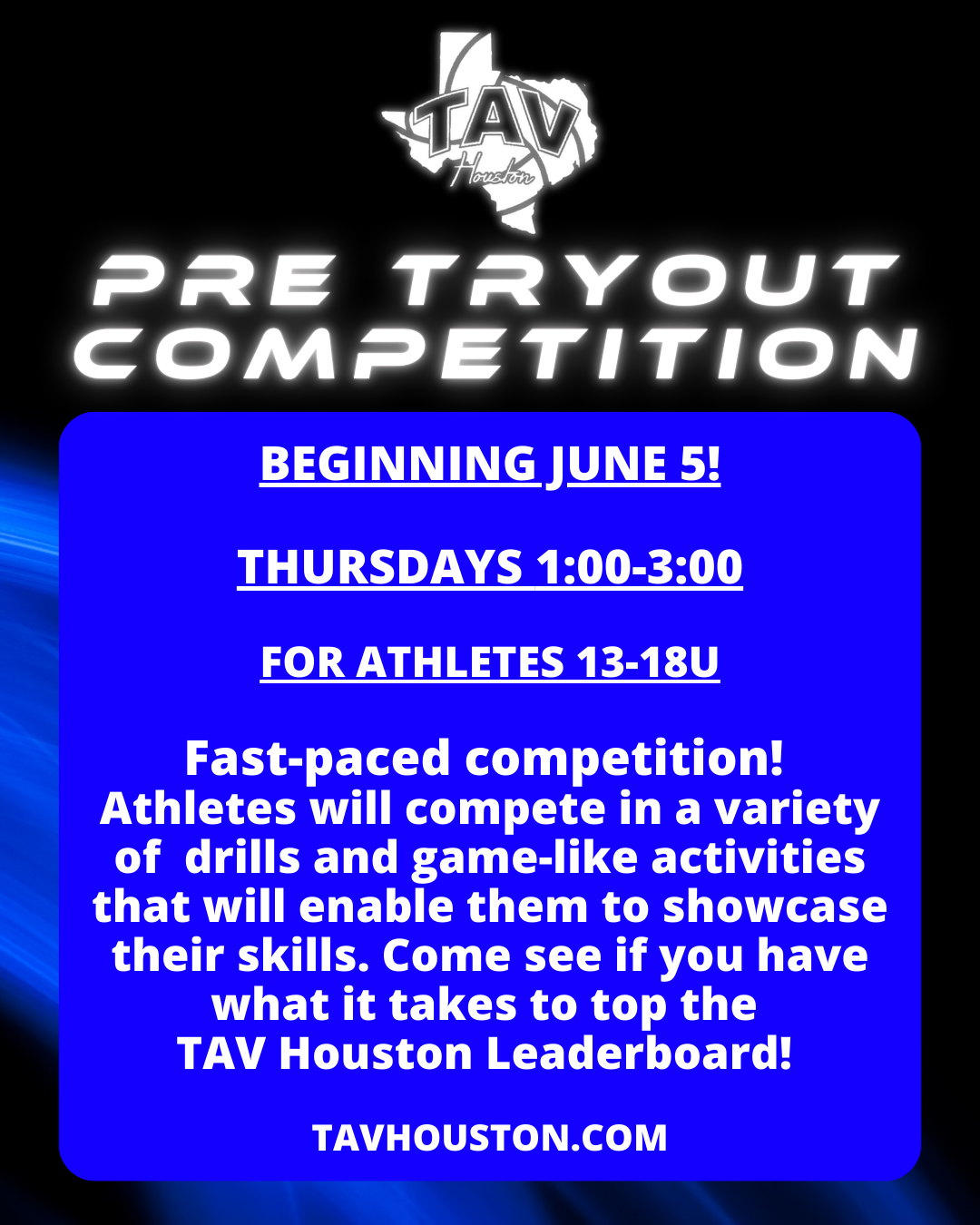 TAV Houston | Camps & Clinics