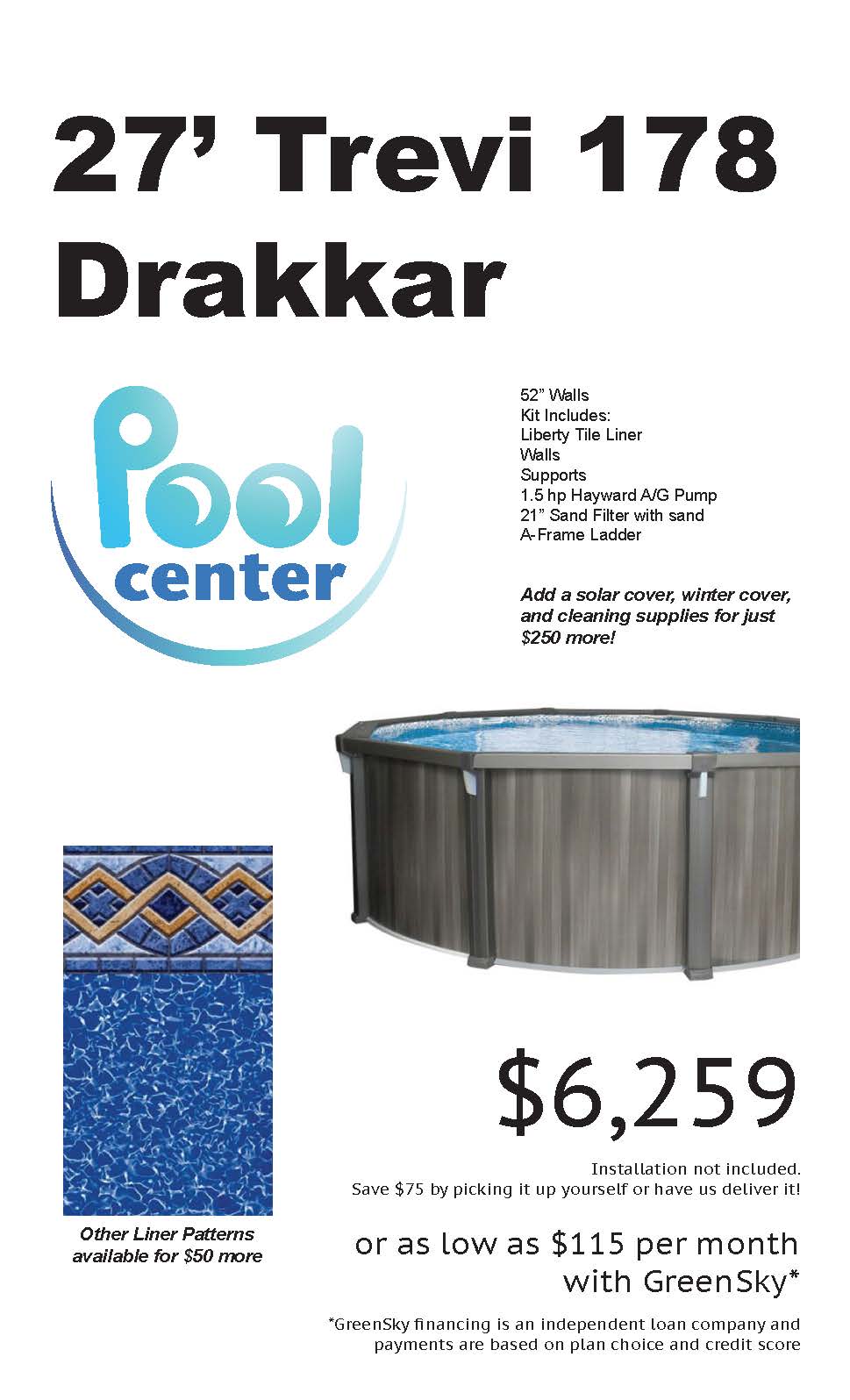 In Stock Pools & Spas