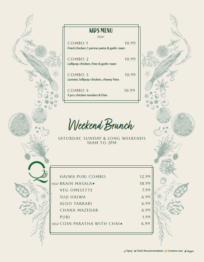 Explore Zauq’s Authentic Indian & Pakistani Food, Hakka & Halal Menu ...