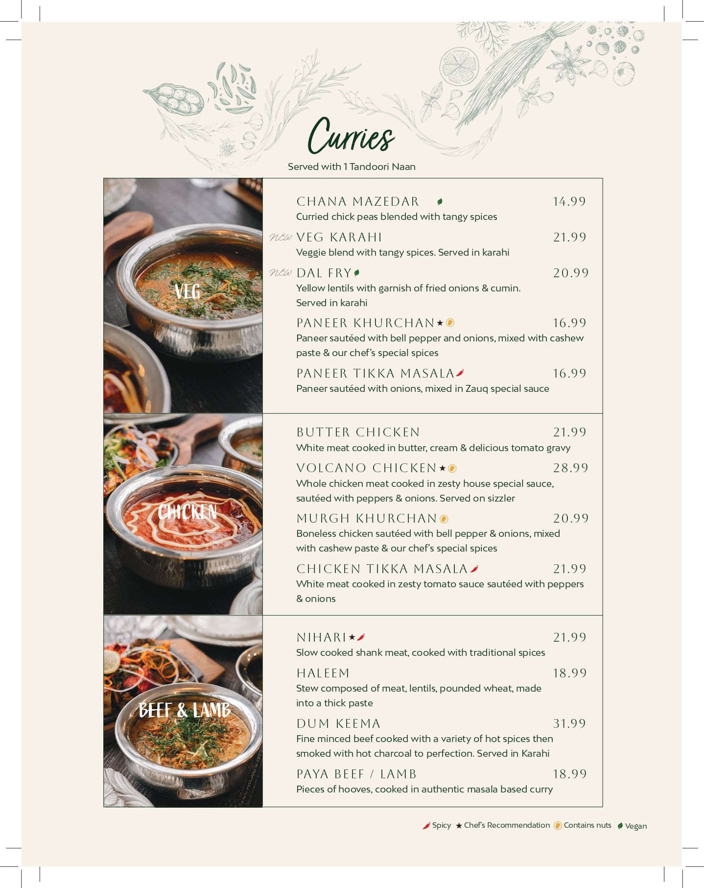 Explore Zauq’s Authentic Indian & Pakistani Food, Hakka & Halal Menu ...