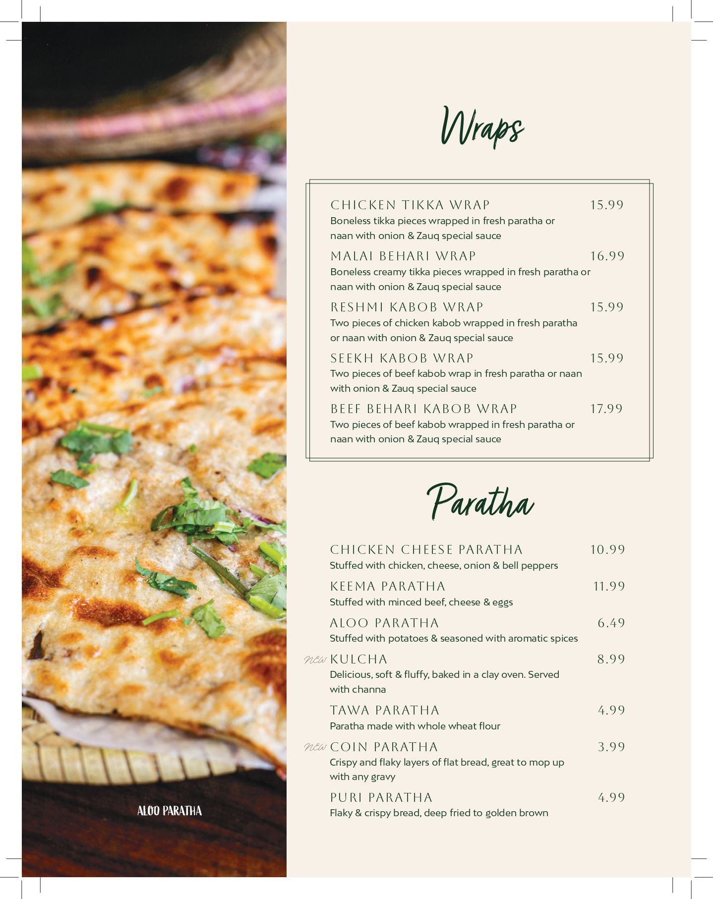 Explore Zauq’s Authentic Indian & Pakistani Food, Hakka & Halal Menu ...