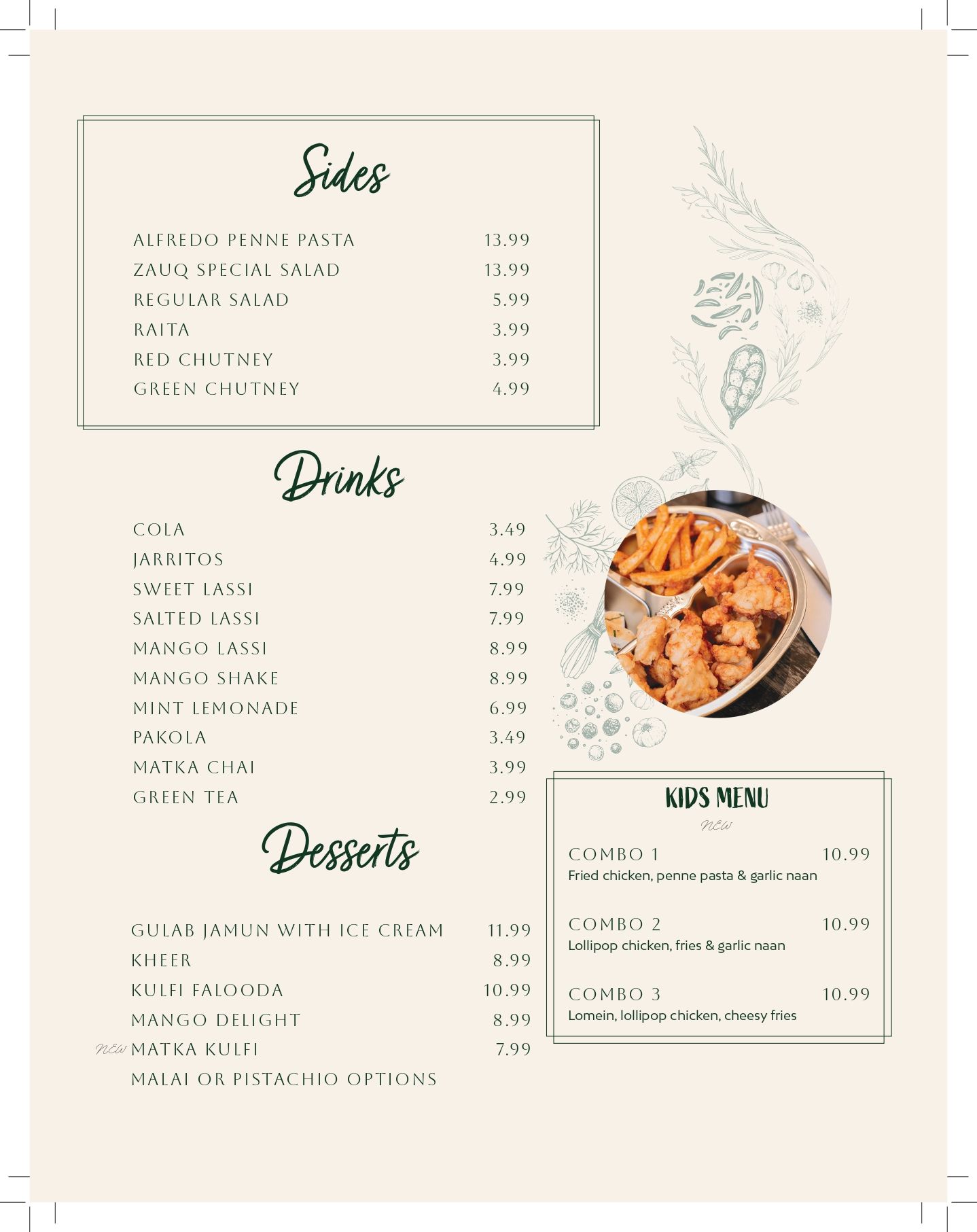 Explore Zauq’s Authentic Indian & Pakistani Food, Hakka & Halal Menu ...