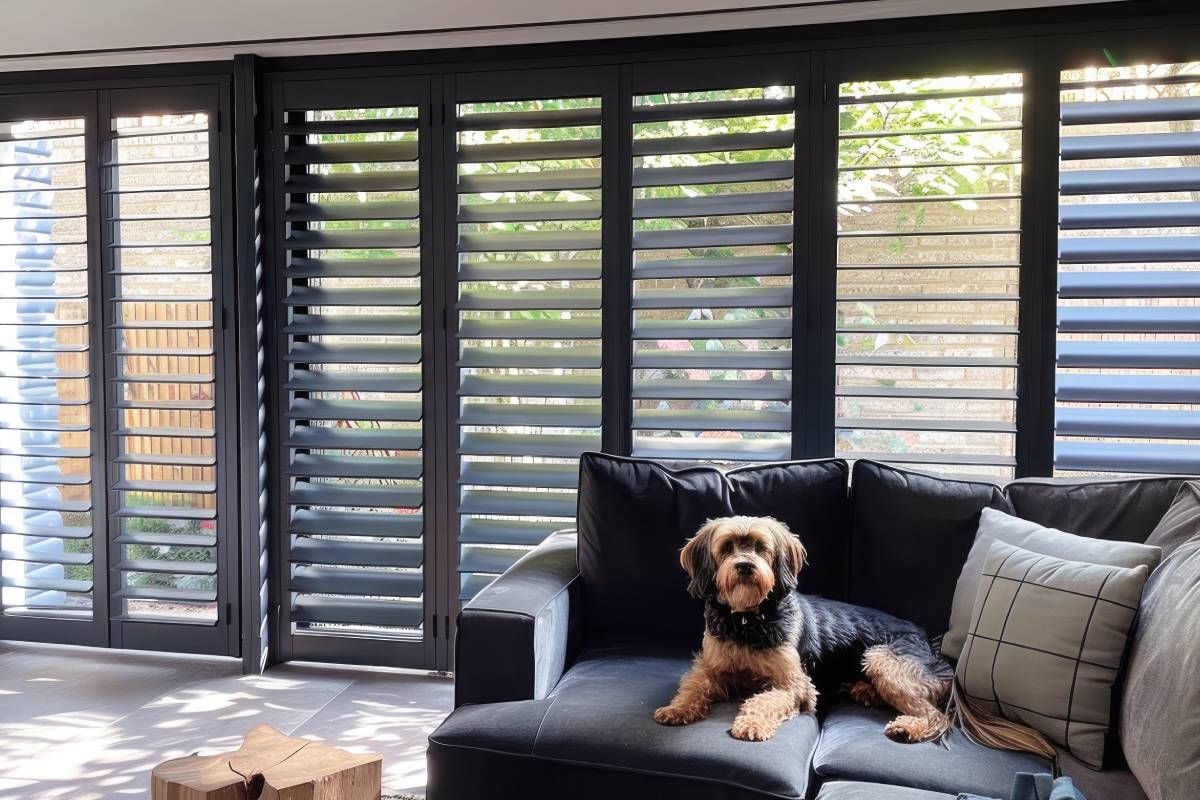 Black Window Shades & Shutters | Hill Country Blinds