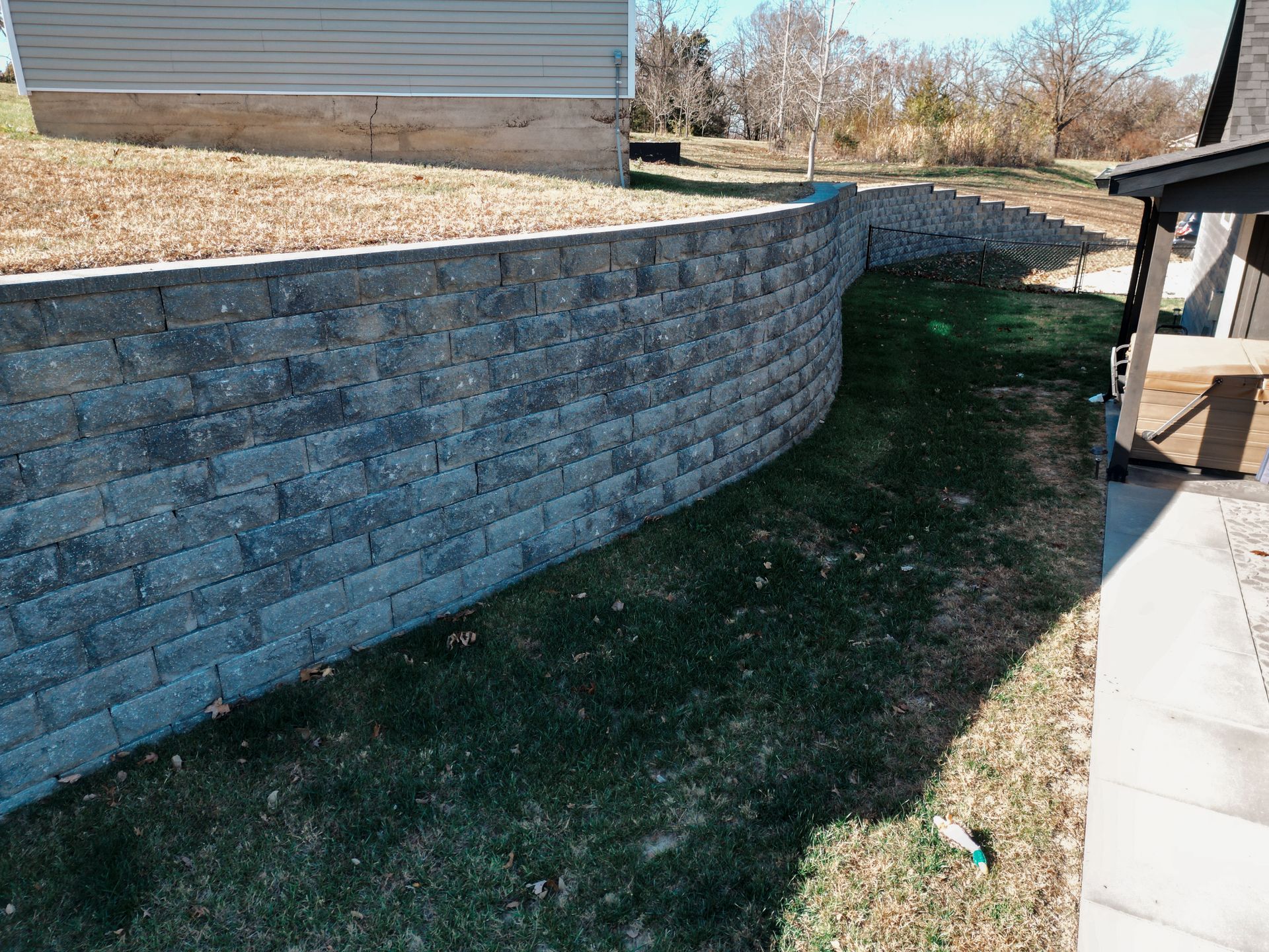 Maytrx Retaining Walls in Mid-MO | Stockman Stoneworks