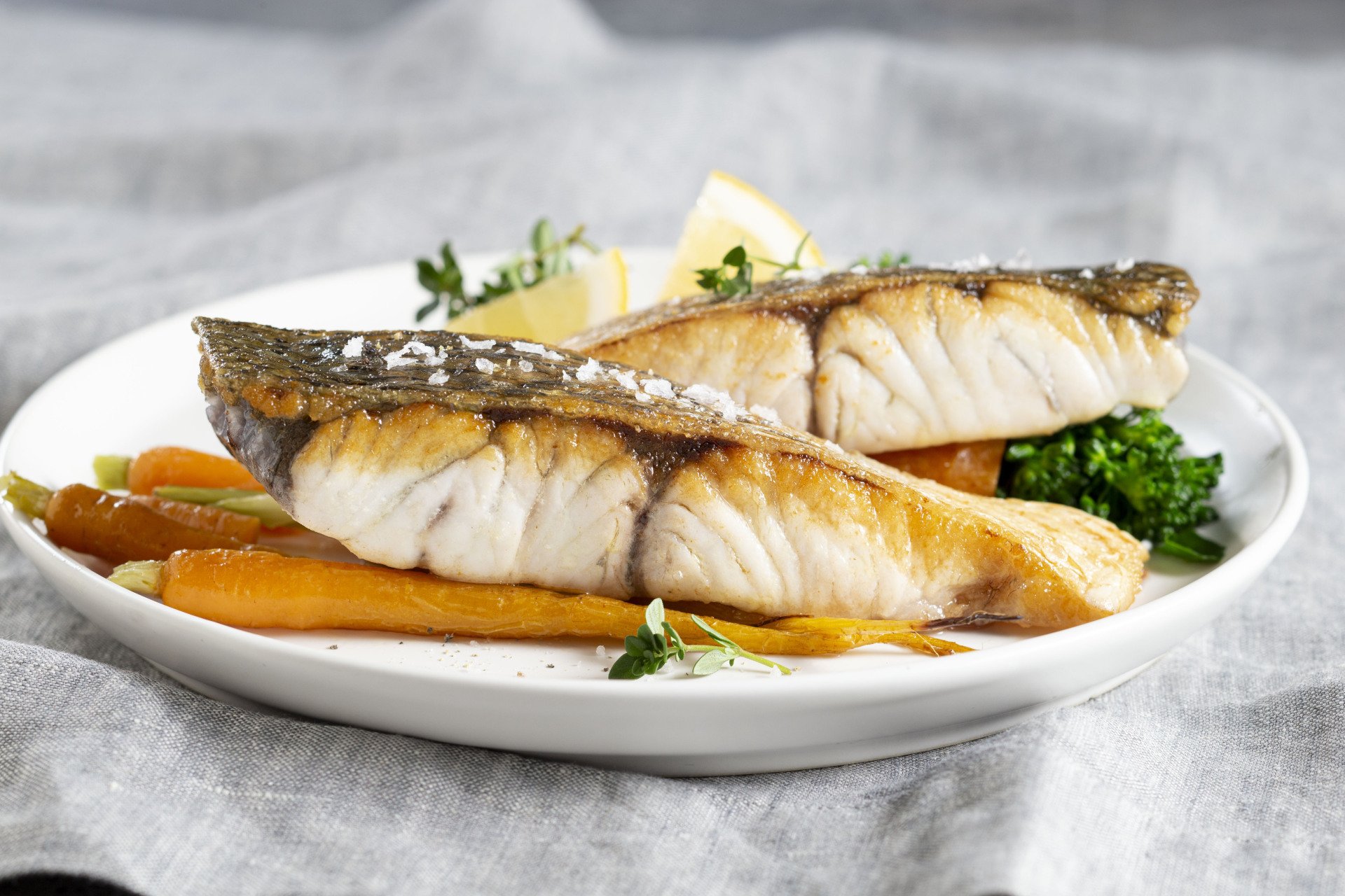 Oven baked Humpty Doo Barramundi with tom yum sauce