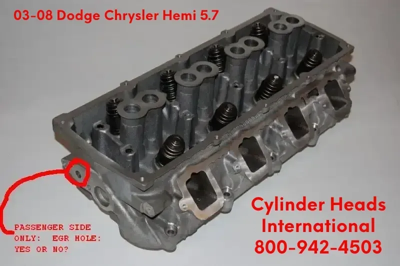 DODGE CHRYSLER JEEP HEMI 5.7L V8 REBUILT CYLINDER HEAD 2003-2008