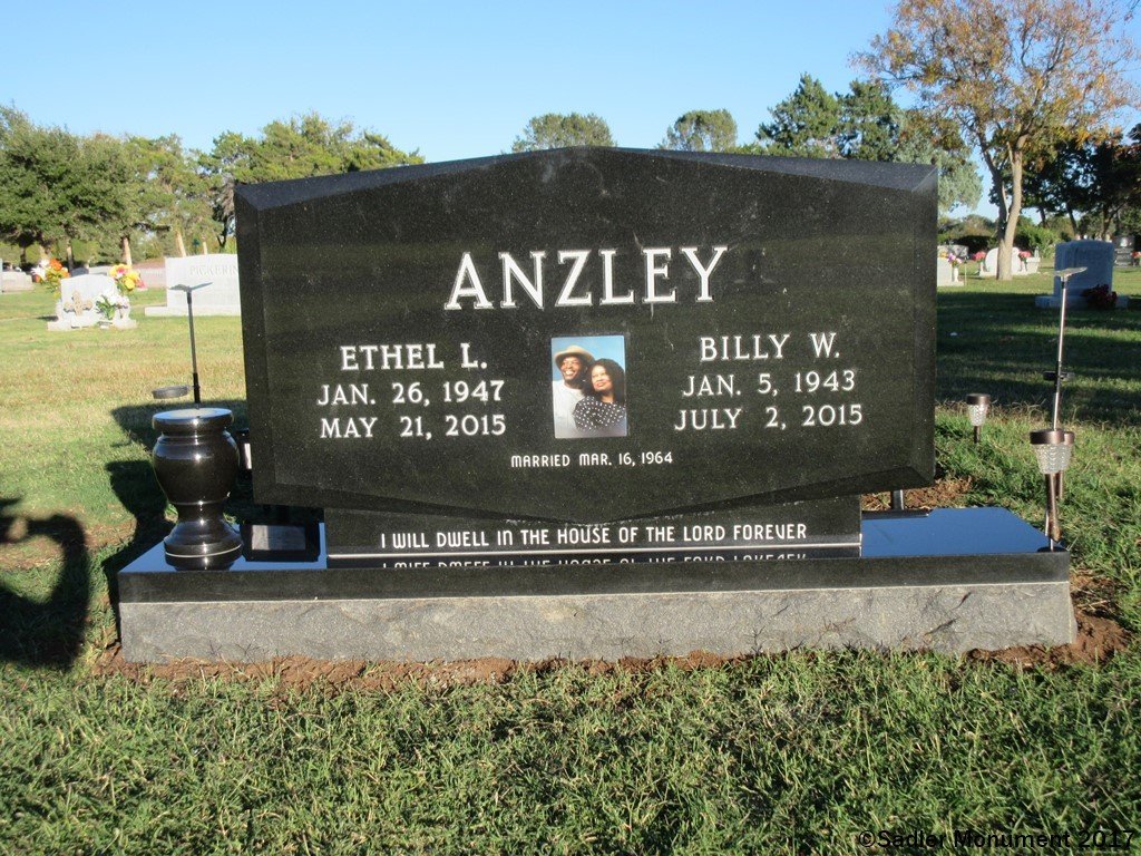 Companion Headstones | Sadler Monument
