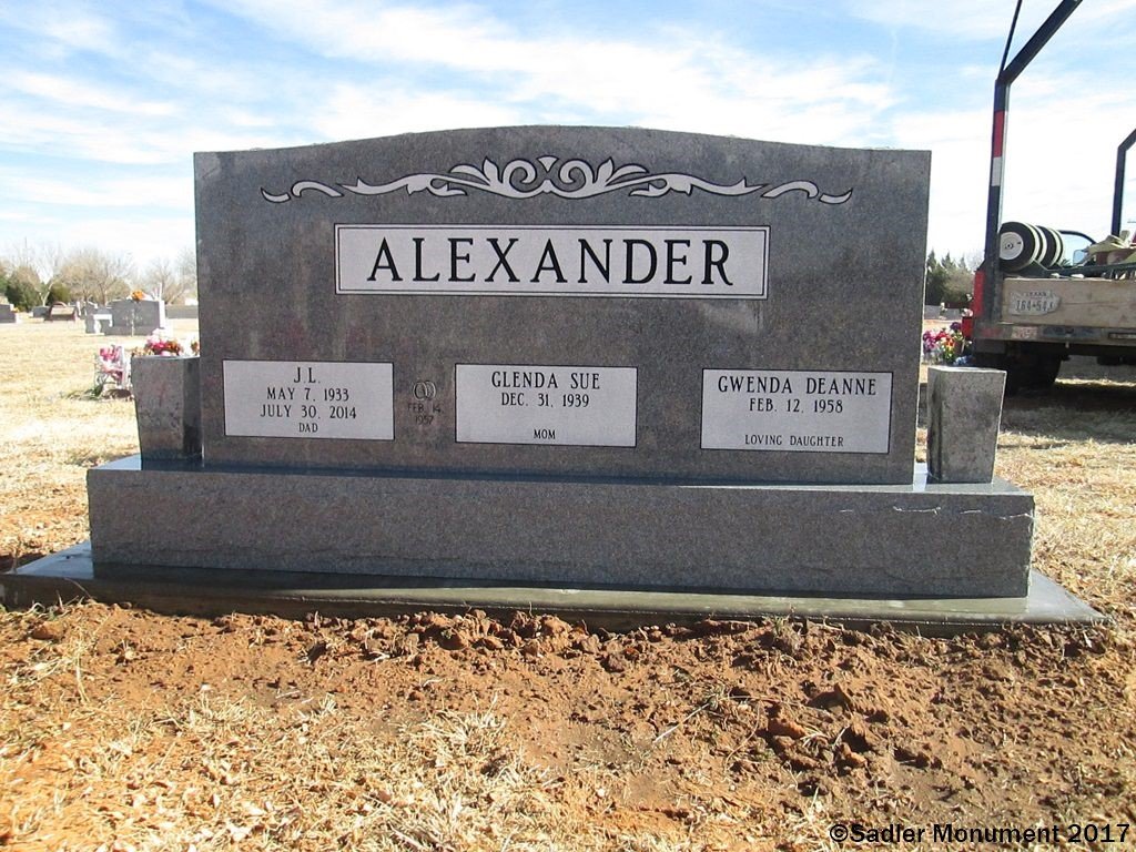 Headstones & Gravemarkers | Portfolio of Sadler Monument
