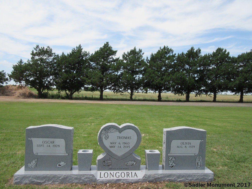Triple Headstones | Sadler Monument