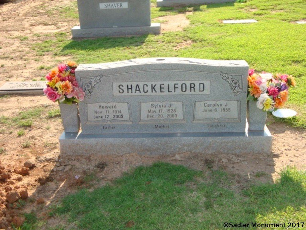 Triple Headstones | Sadler Monument