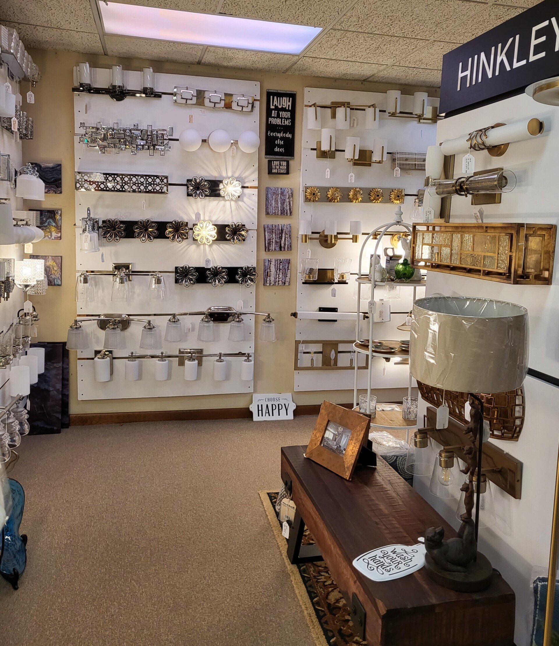 In-Store Photos | Avon Lighting Showroom