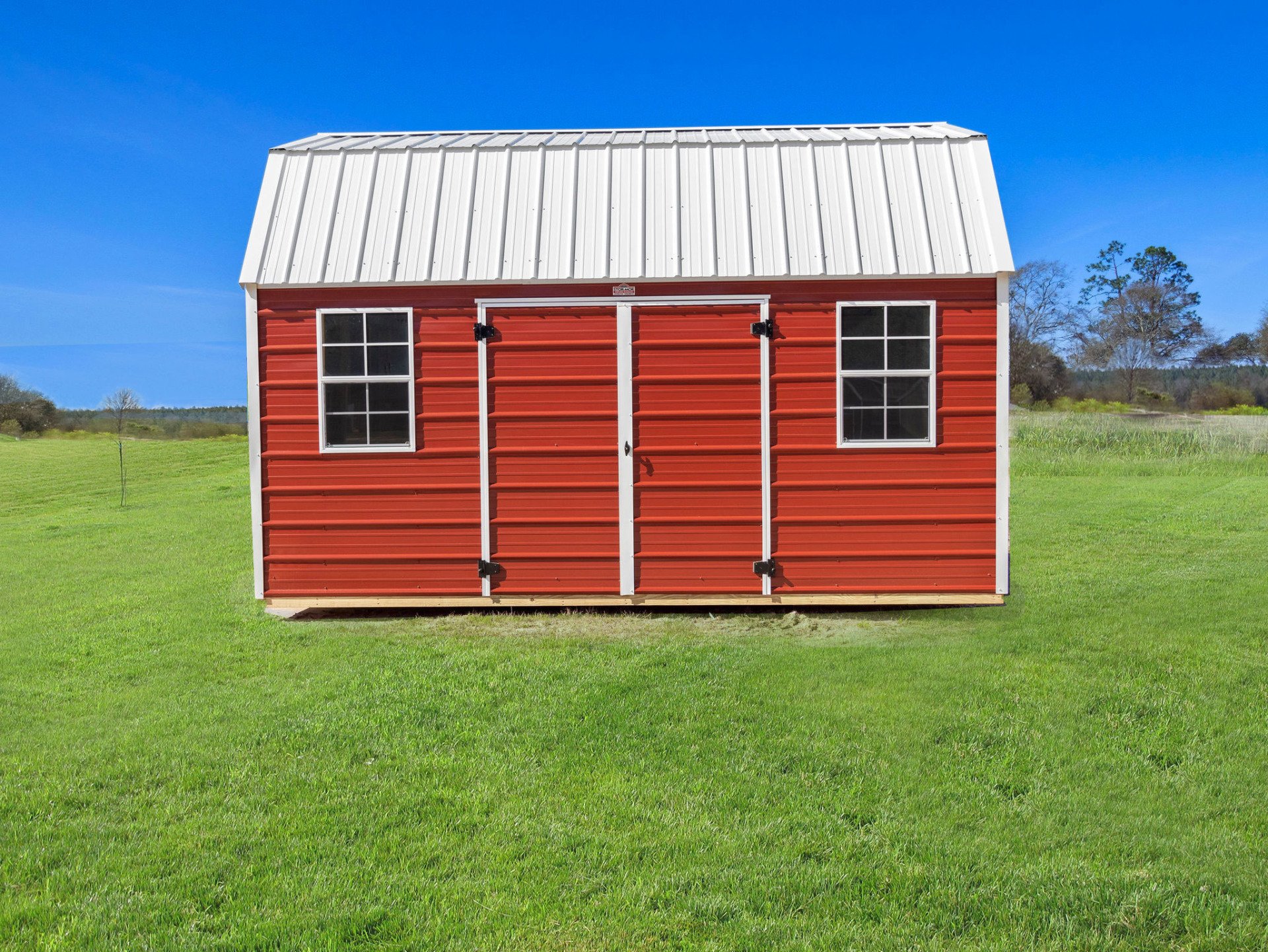 Metal Barn with Lofts | Gambrel Style Metal Building
