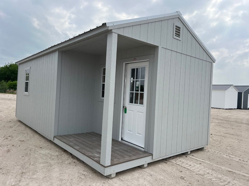 Side Cabin with Porch | Stor-Mor Portable Buildings