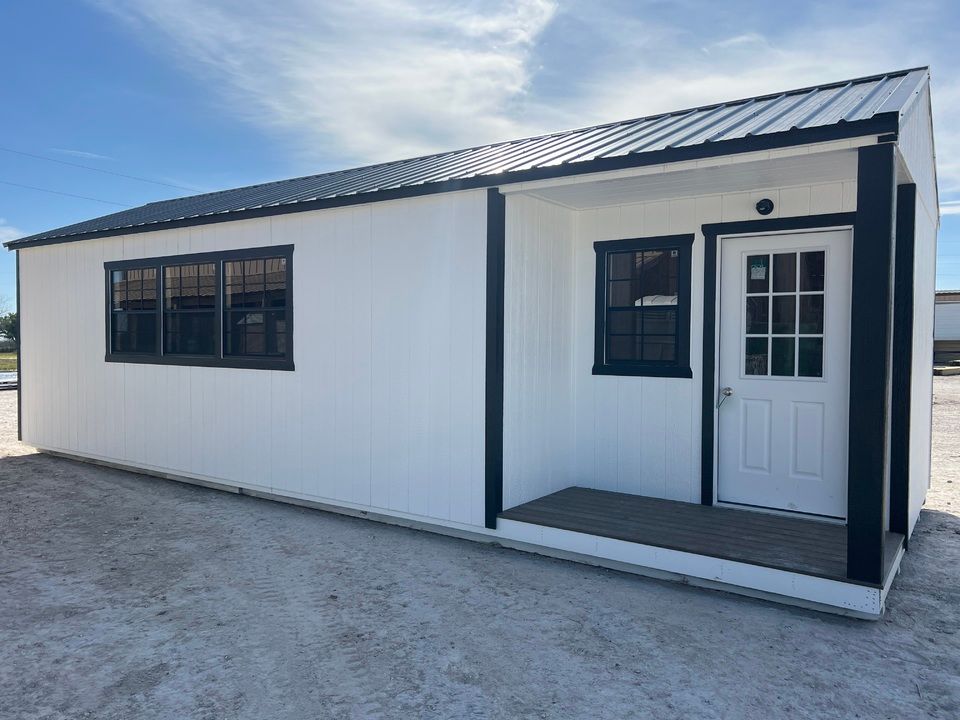 Side Cabin with Porch | Stor-Mor Portable Buildings