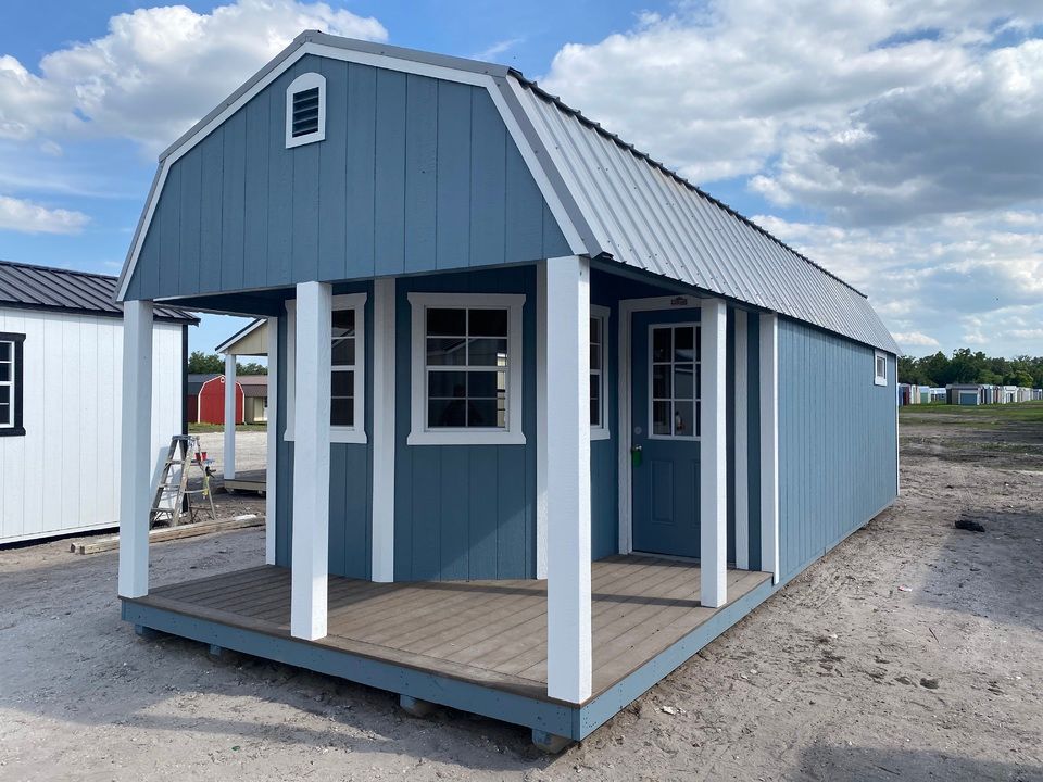 Deluxe Lofted Barn Cabin Shed | Portable Cabin For Sale