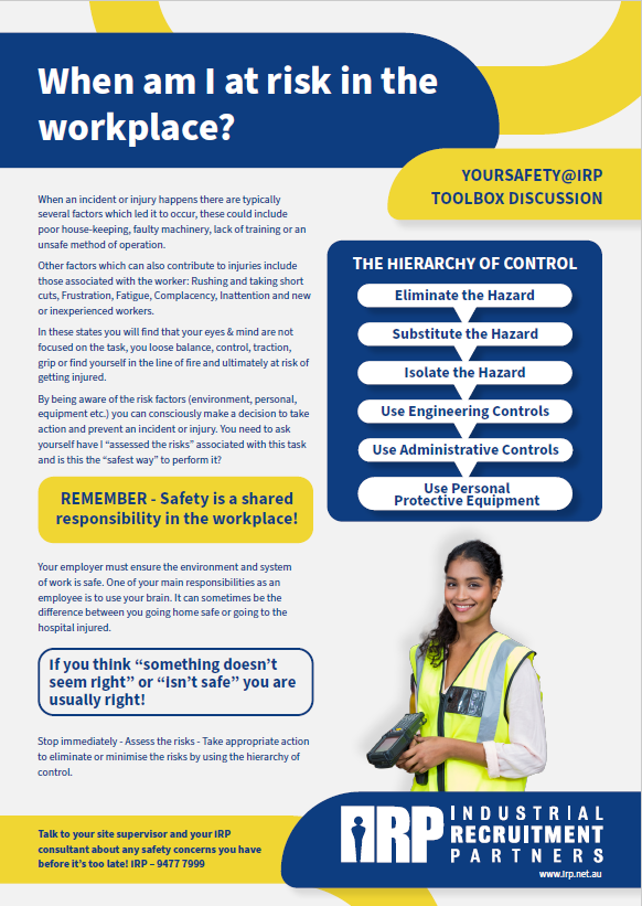 Enhance Your Team's Knowledge | Free Toolbox Talks by IRP