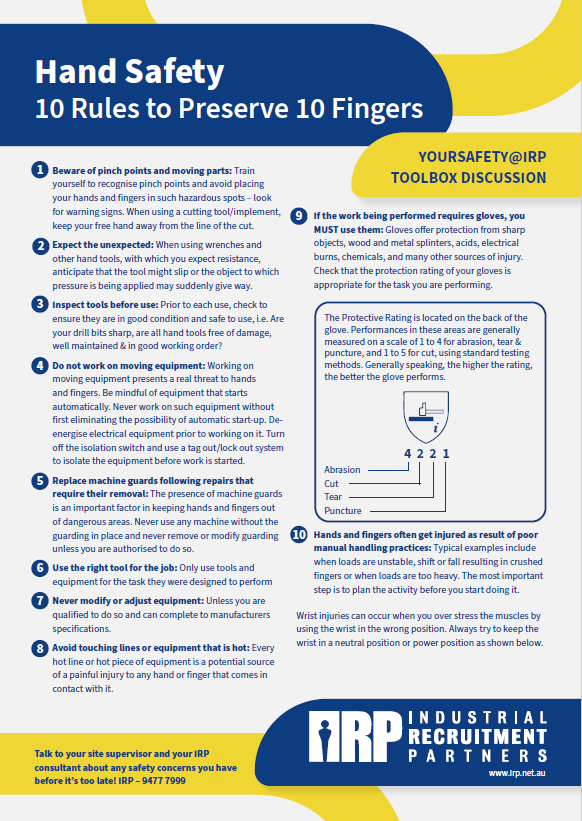 Enhance Your Team's Knowledge | Free Toolbox Talks by IRP