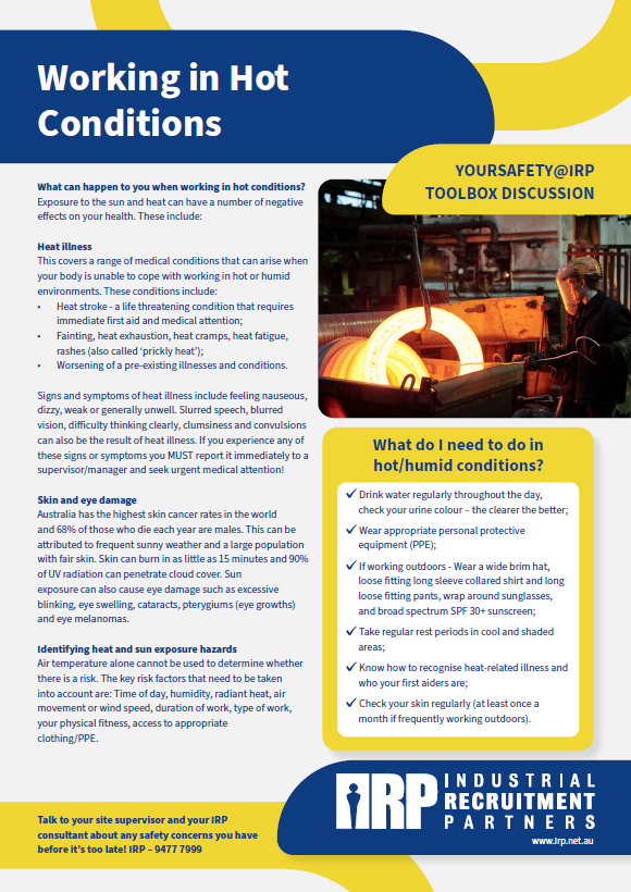 Enhance Your Team's Knowledge | Free Toolbox Talks by IRP