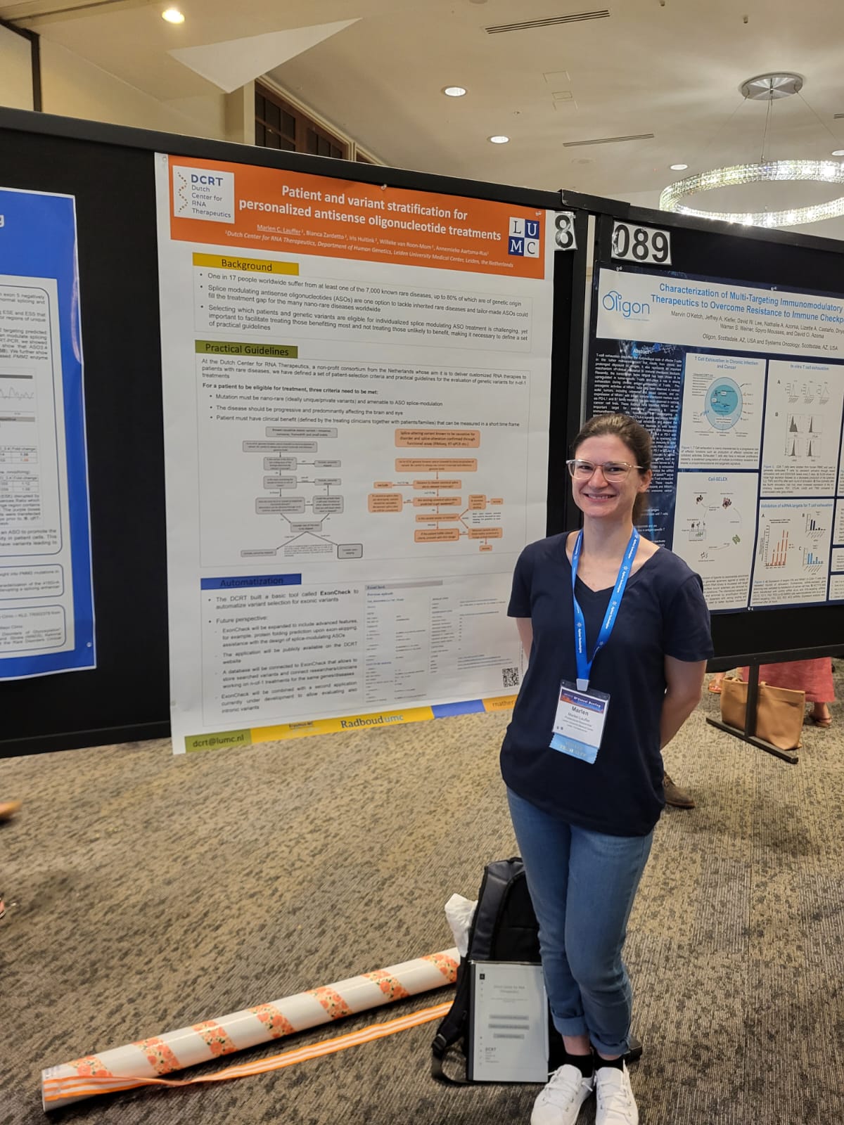 DCRT's postdoc Marlen Lauffer wins poster prize at the OTS
