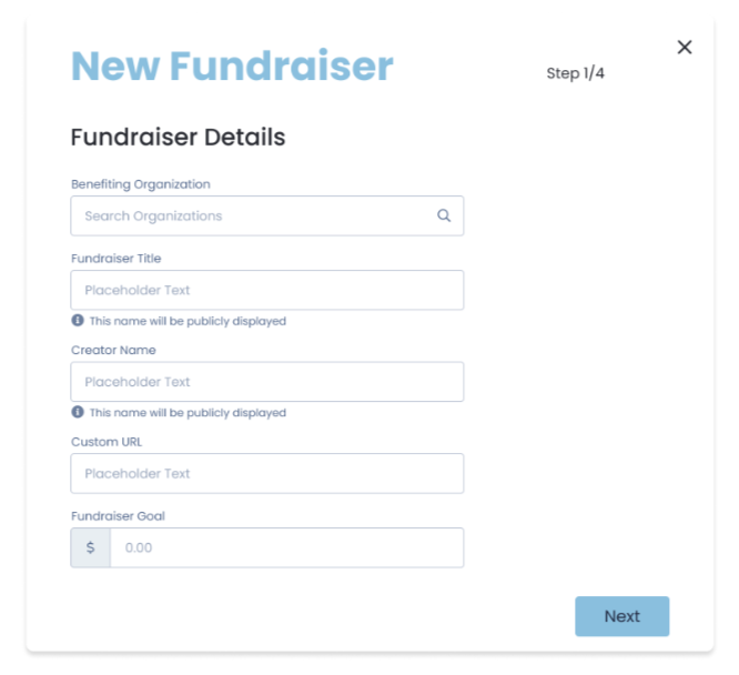 Create a Fundraiser | Earth Gives Day