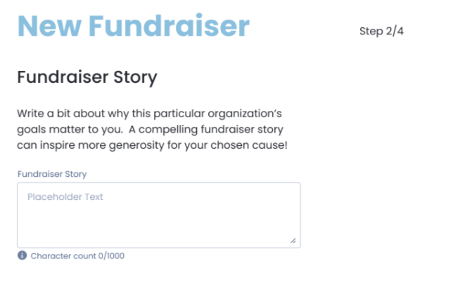 Create a Fundraiser | Earth Gives