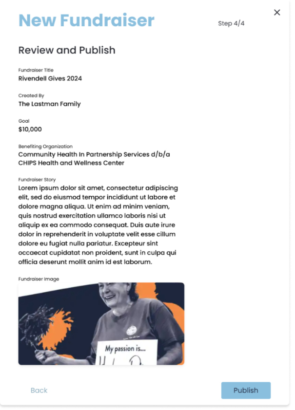 Create a Fundraiser | Earth Gives Day