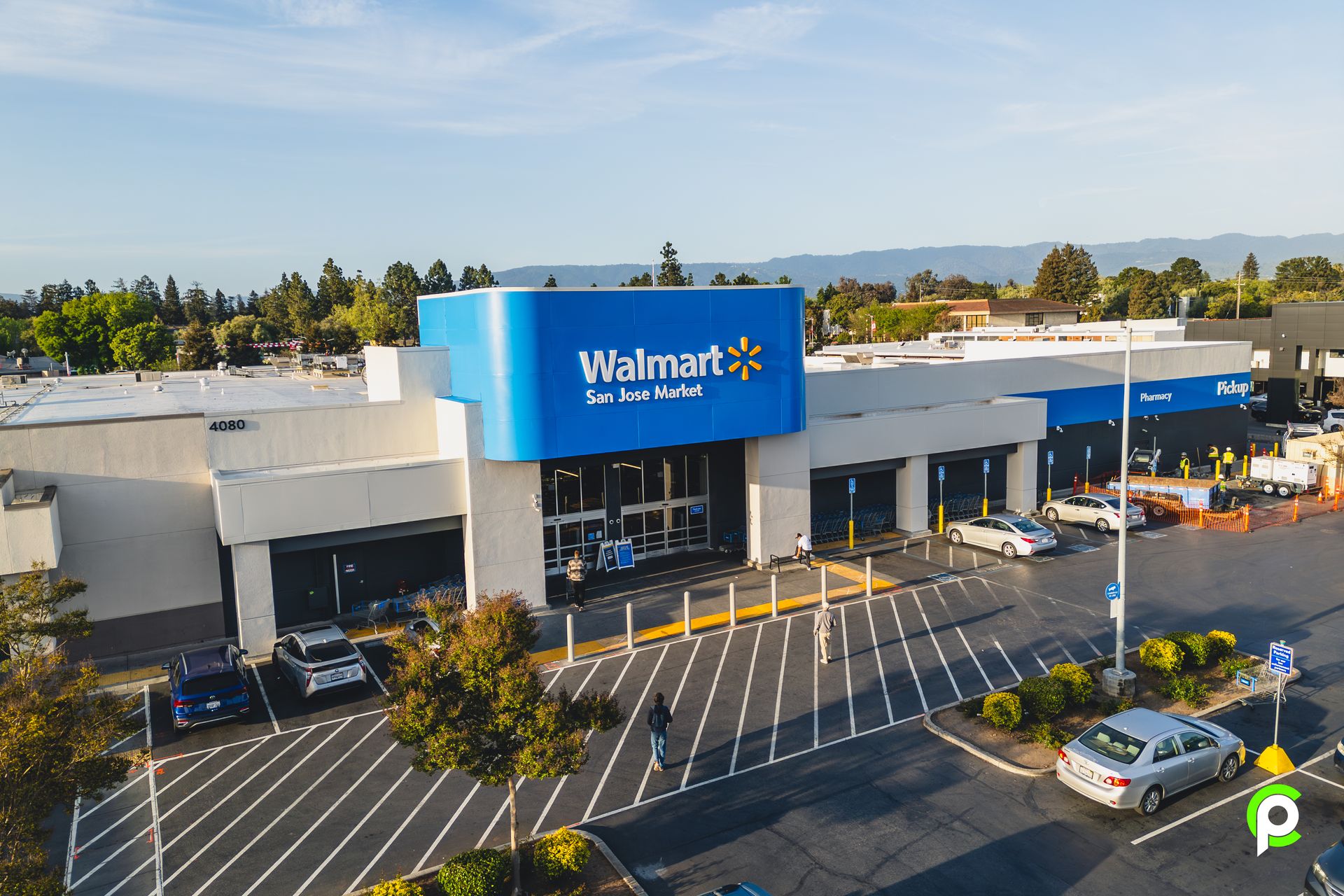 Walmart Exterior Repainting | Commercial Painting Inc.
