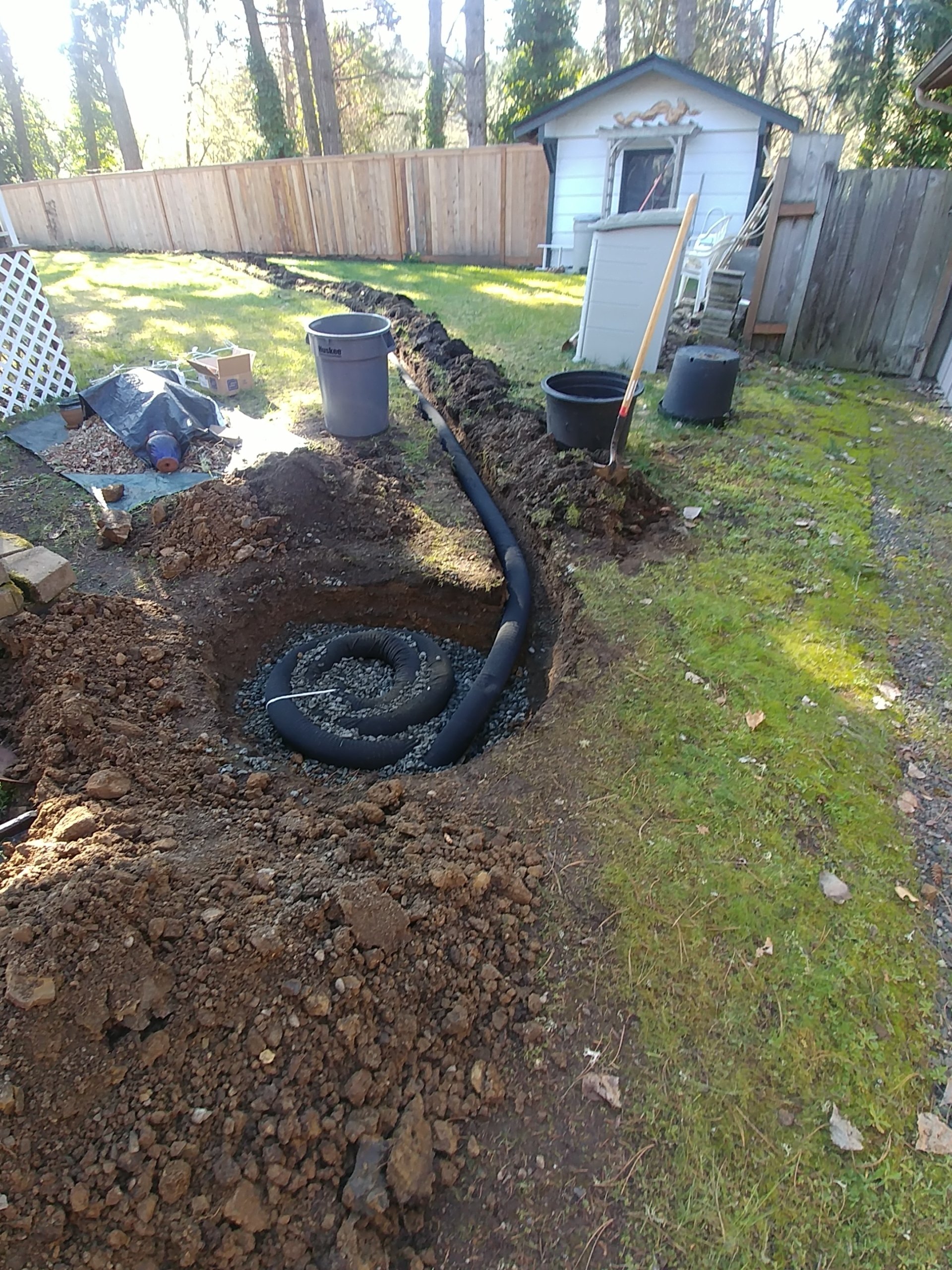 French Drains in Springfield, OR | Western Texture LLC