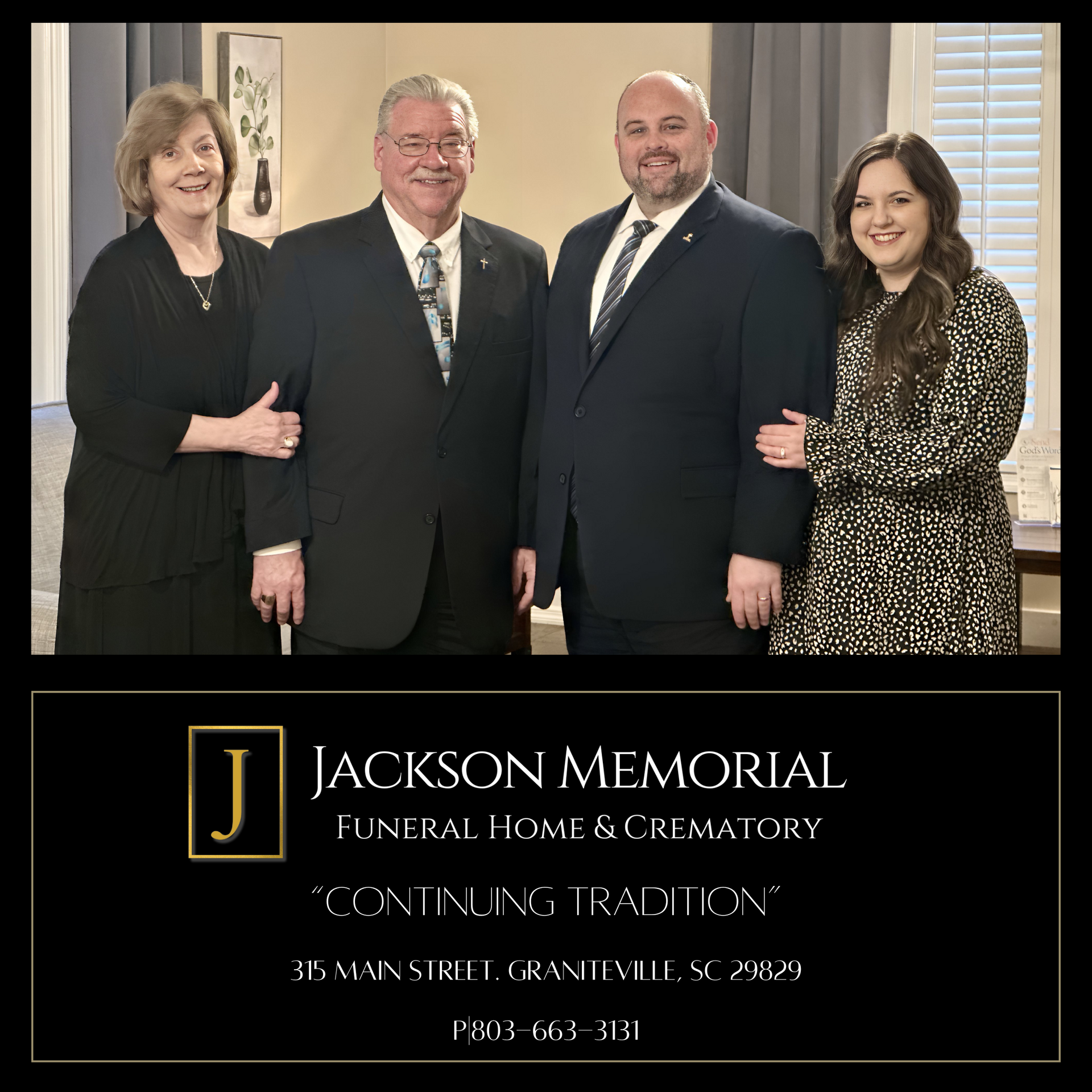 About Us | Jackson Memorial Funeral Home & Crematory