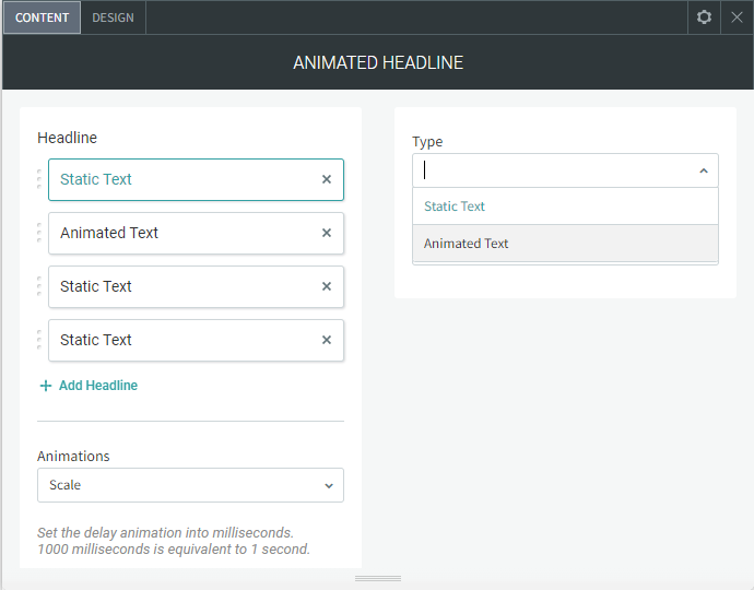 Duda Widget | Animated Headline