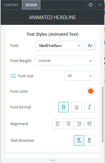 Duda Widget | Animated Headline