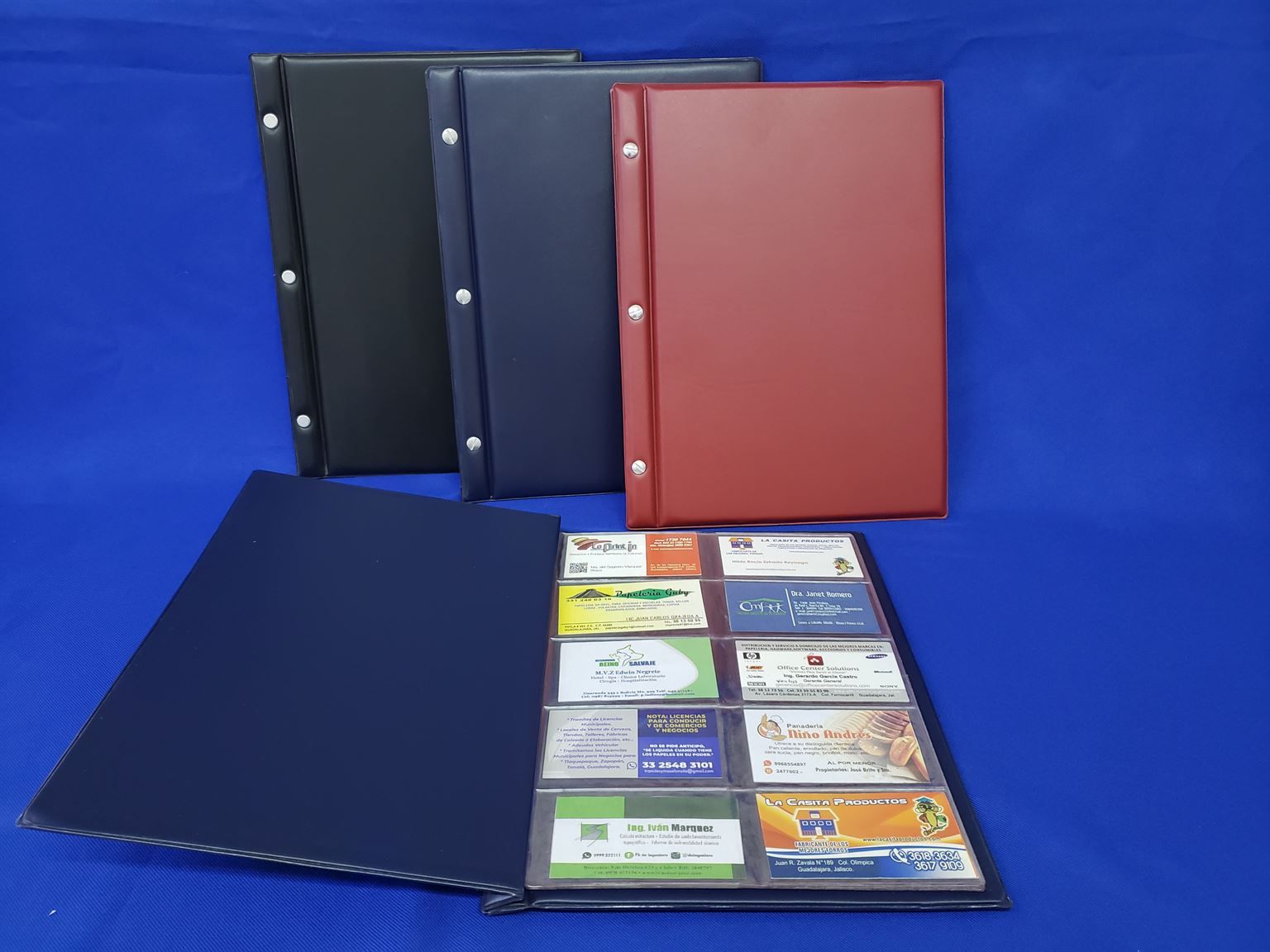 Forro de vinil folder carta