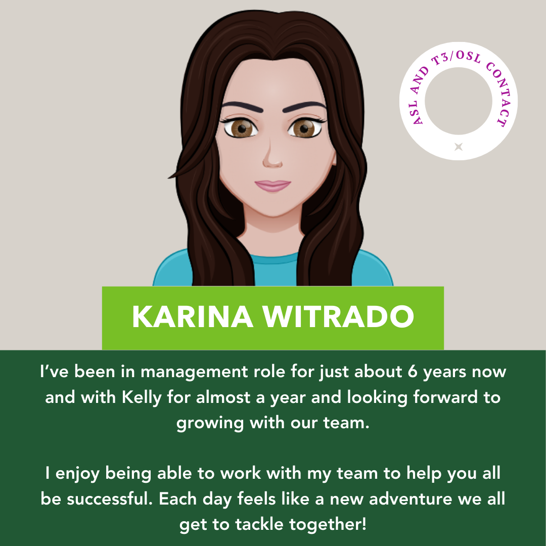 ASL and T3/OSL Point of Contact