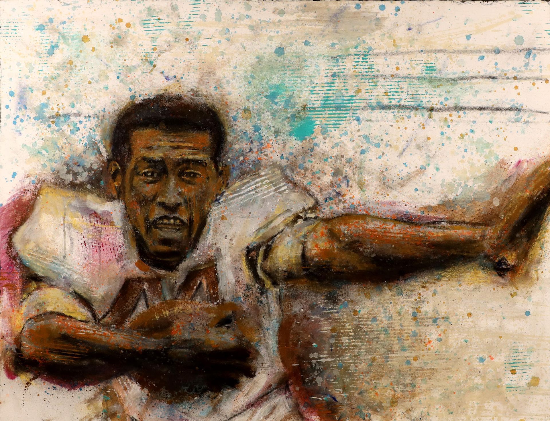 Floyd Little - by Katro Storm | Art at CSHHC - View Art