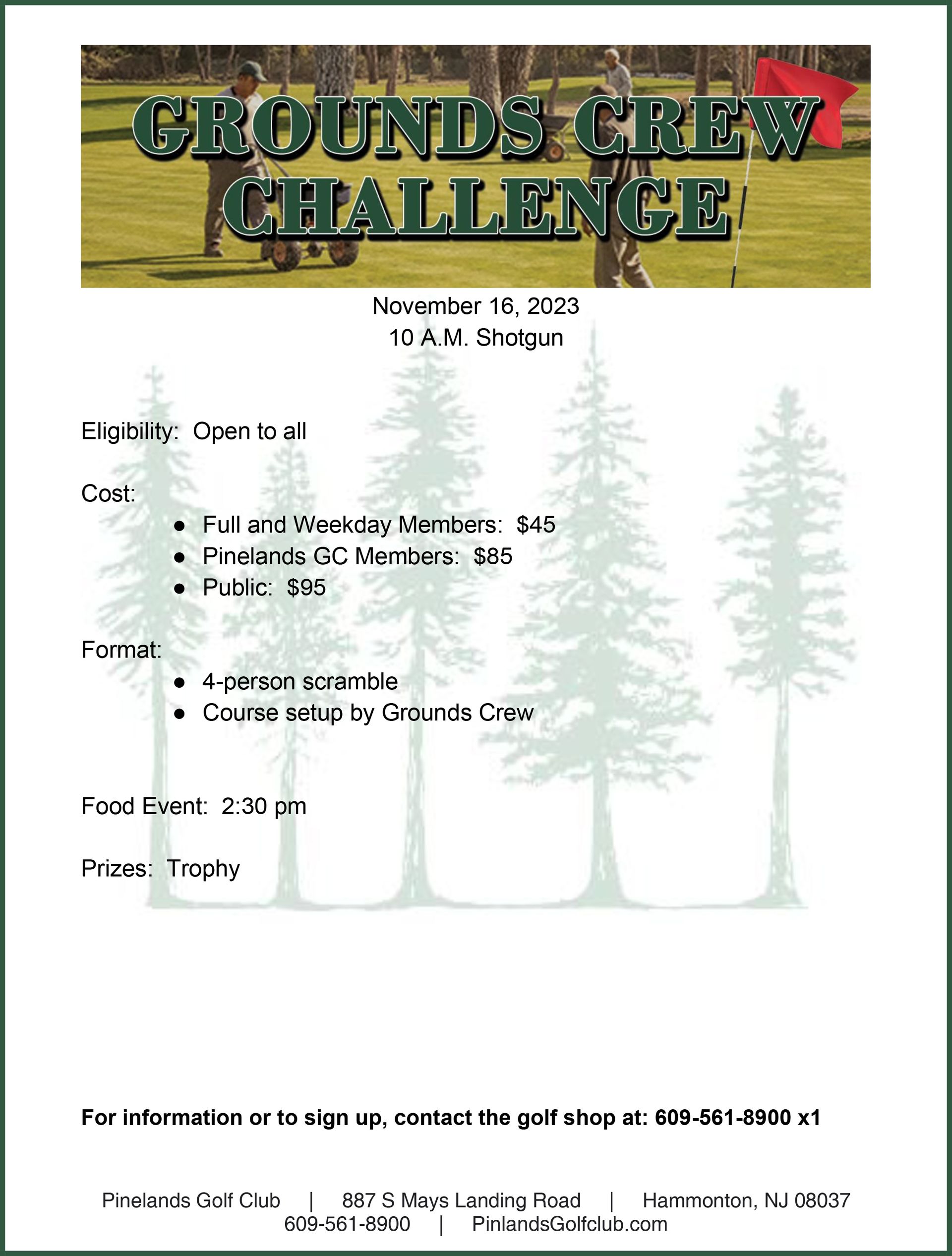 Grounds Crew Challenge | Pinelands Golf Club