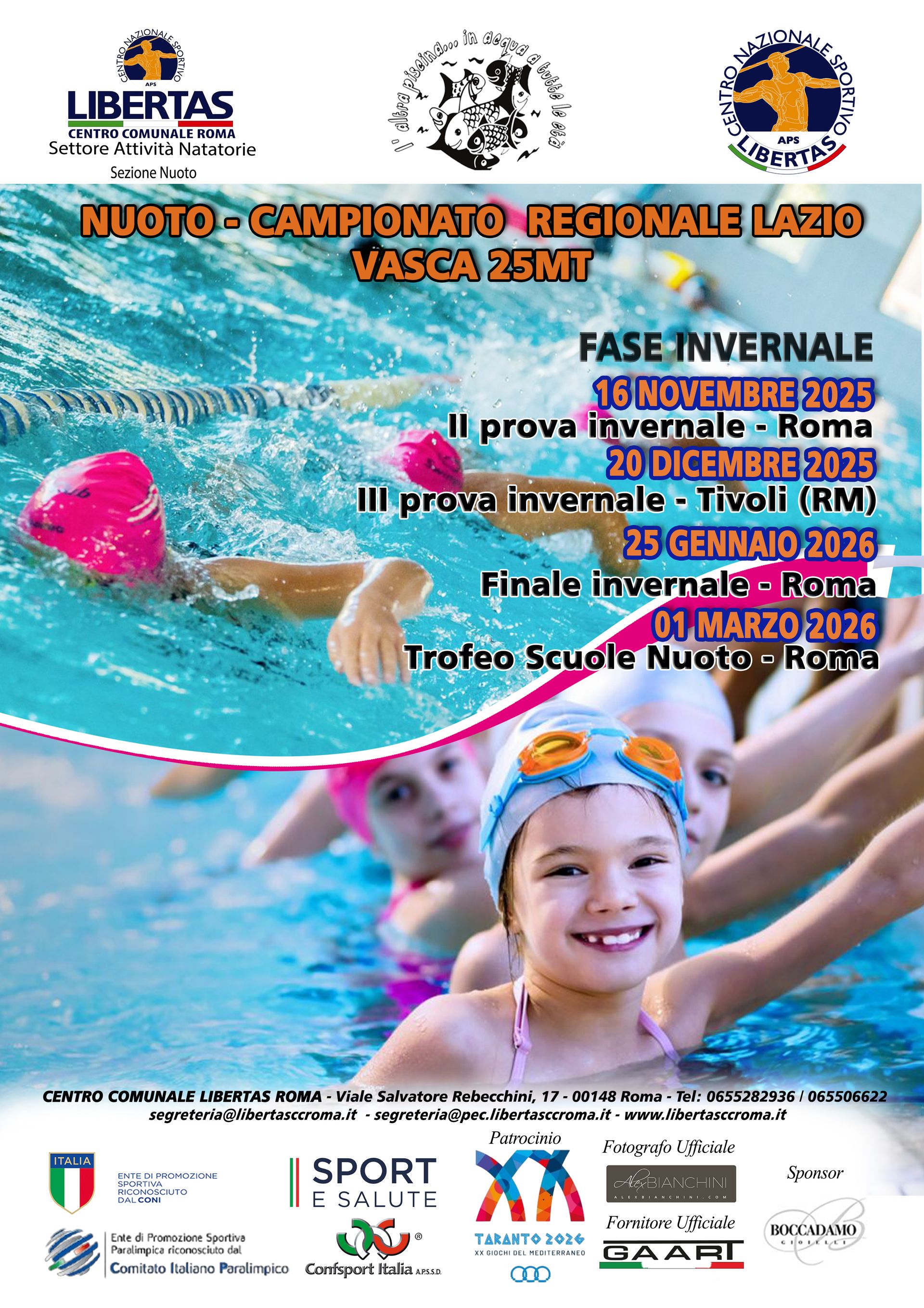 Nuoto Circolari e Classifiche