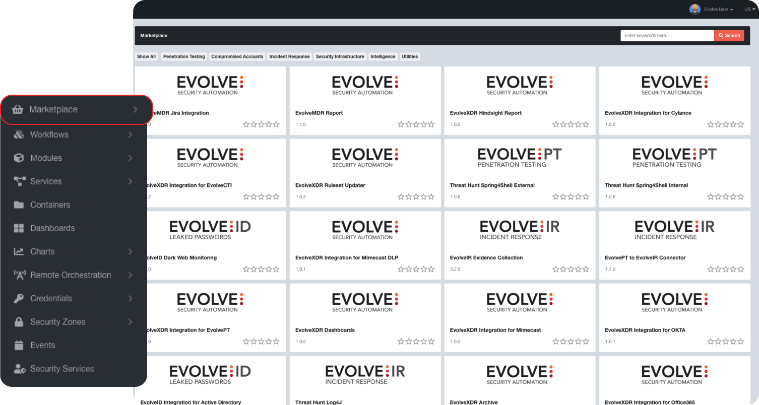 Evolve Cybersecurity Platform