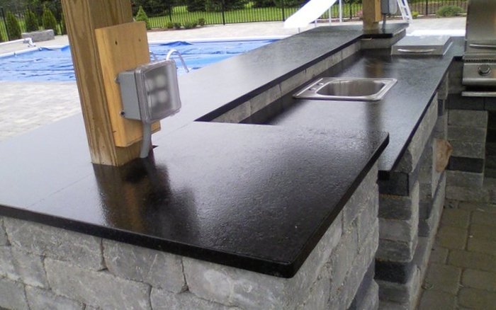 Stone Countertop Finished Work