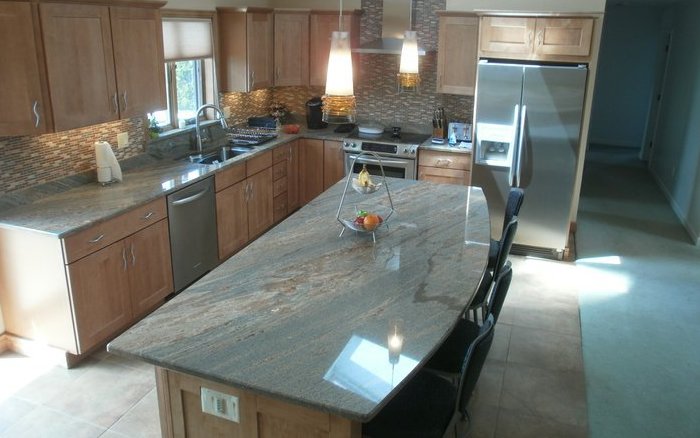 Stone Countertop Finished Work