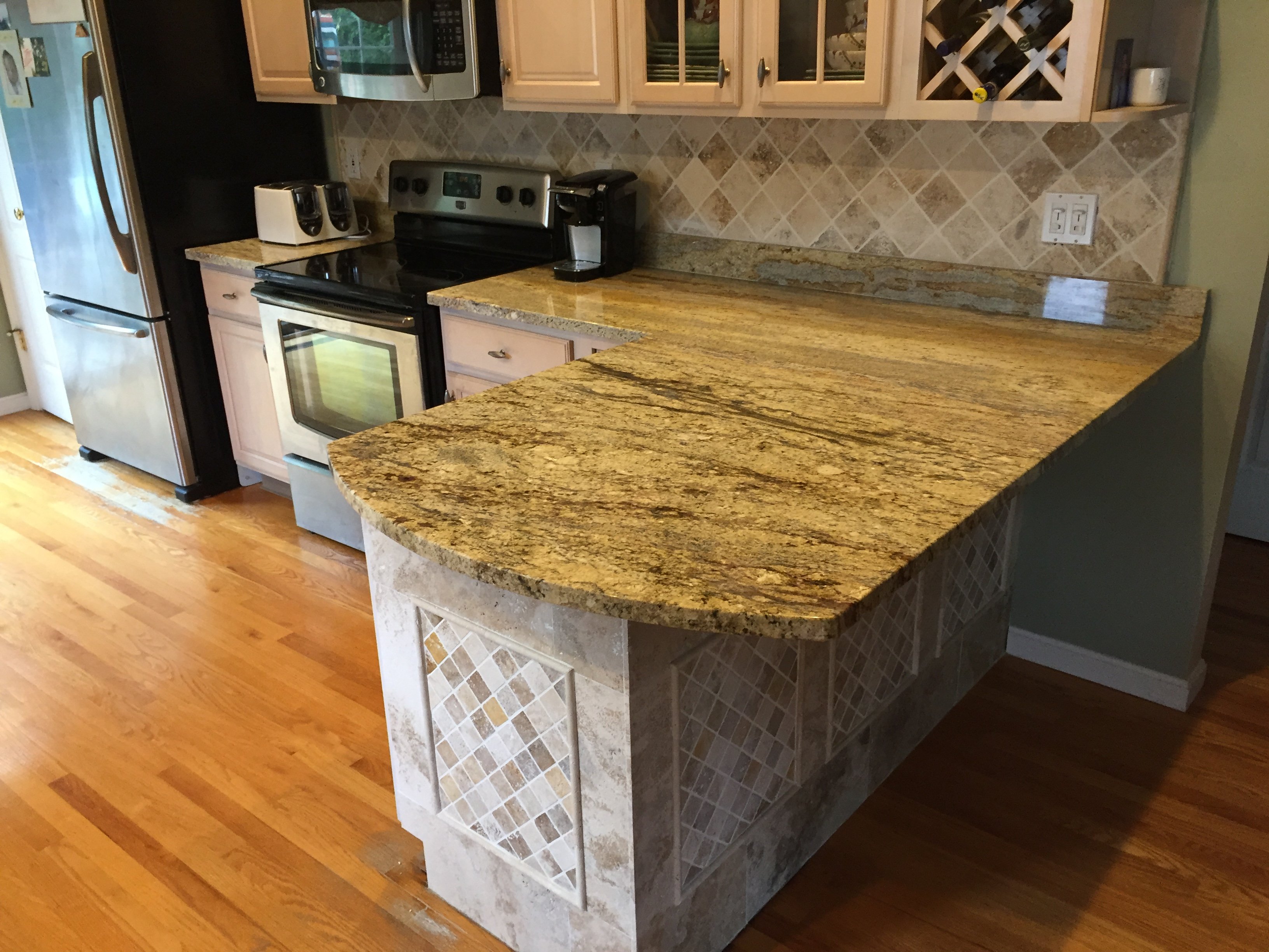 Stone Countertop Finished Work