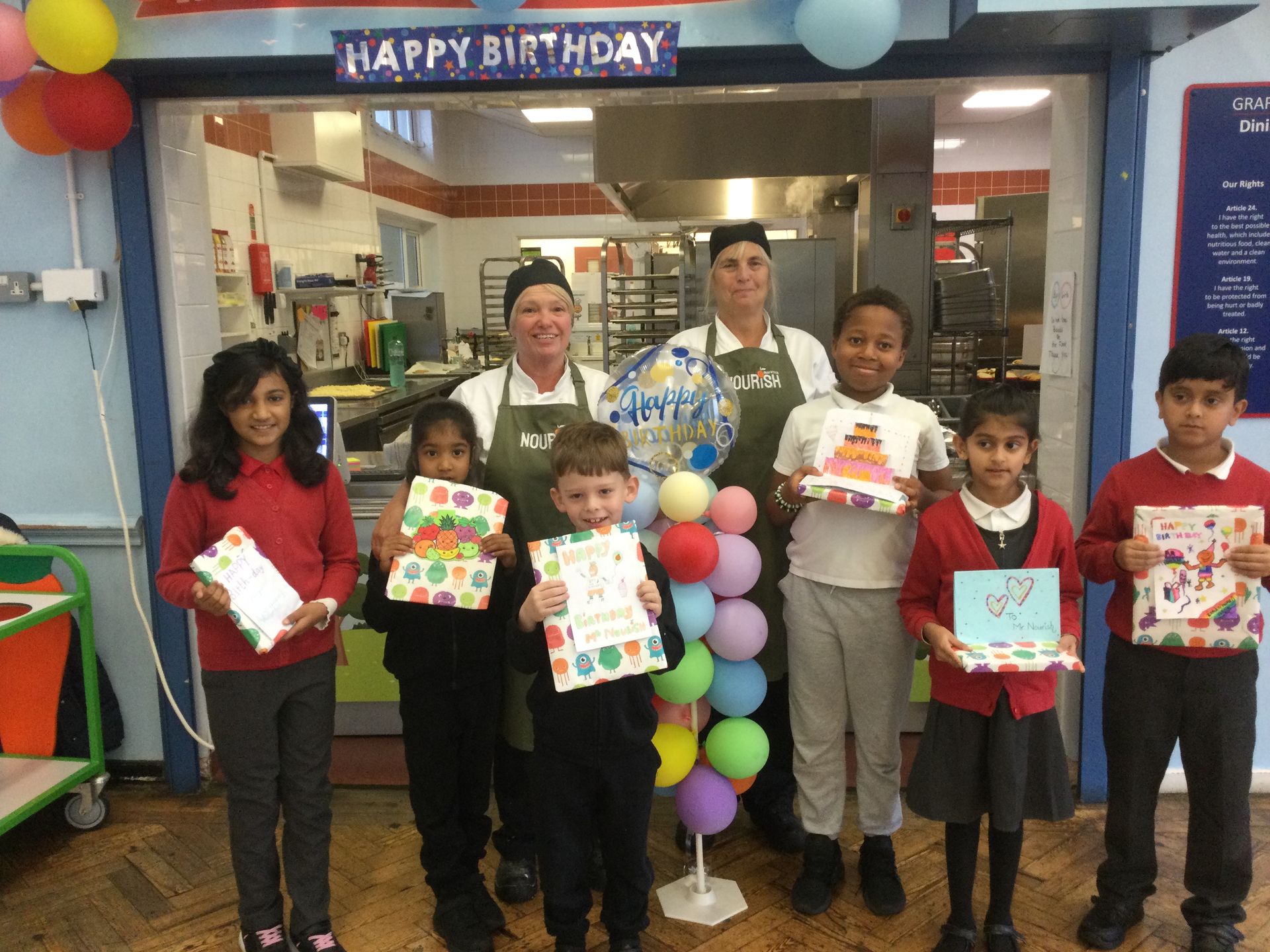 Mr Nourish's Birthday Prize Winners!