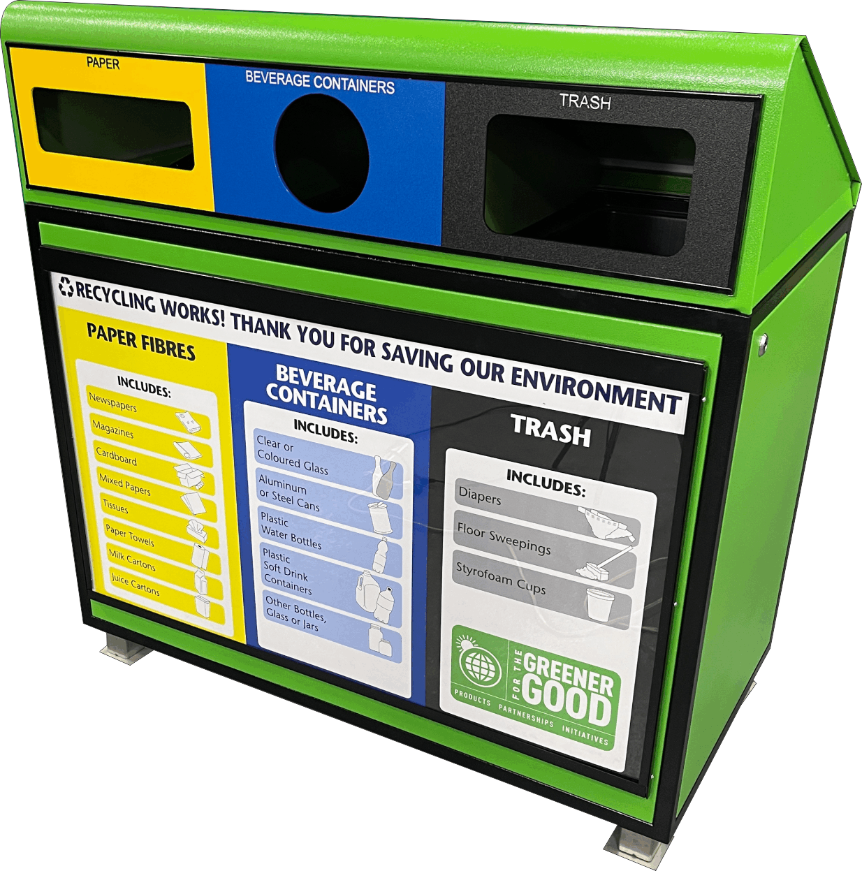 Food Court Recycling Bins - Enhance Waste Management – Envyrozone