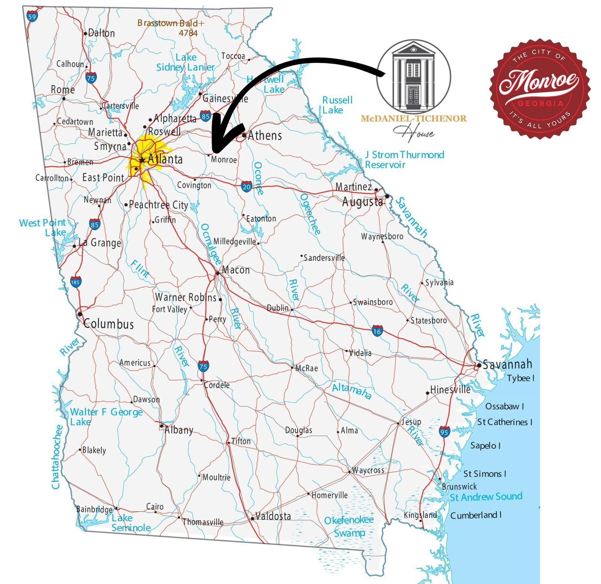 Plan Your Visit | McDaniel-Tichenor House in Monroe, Georgia