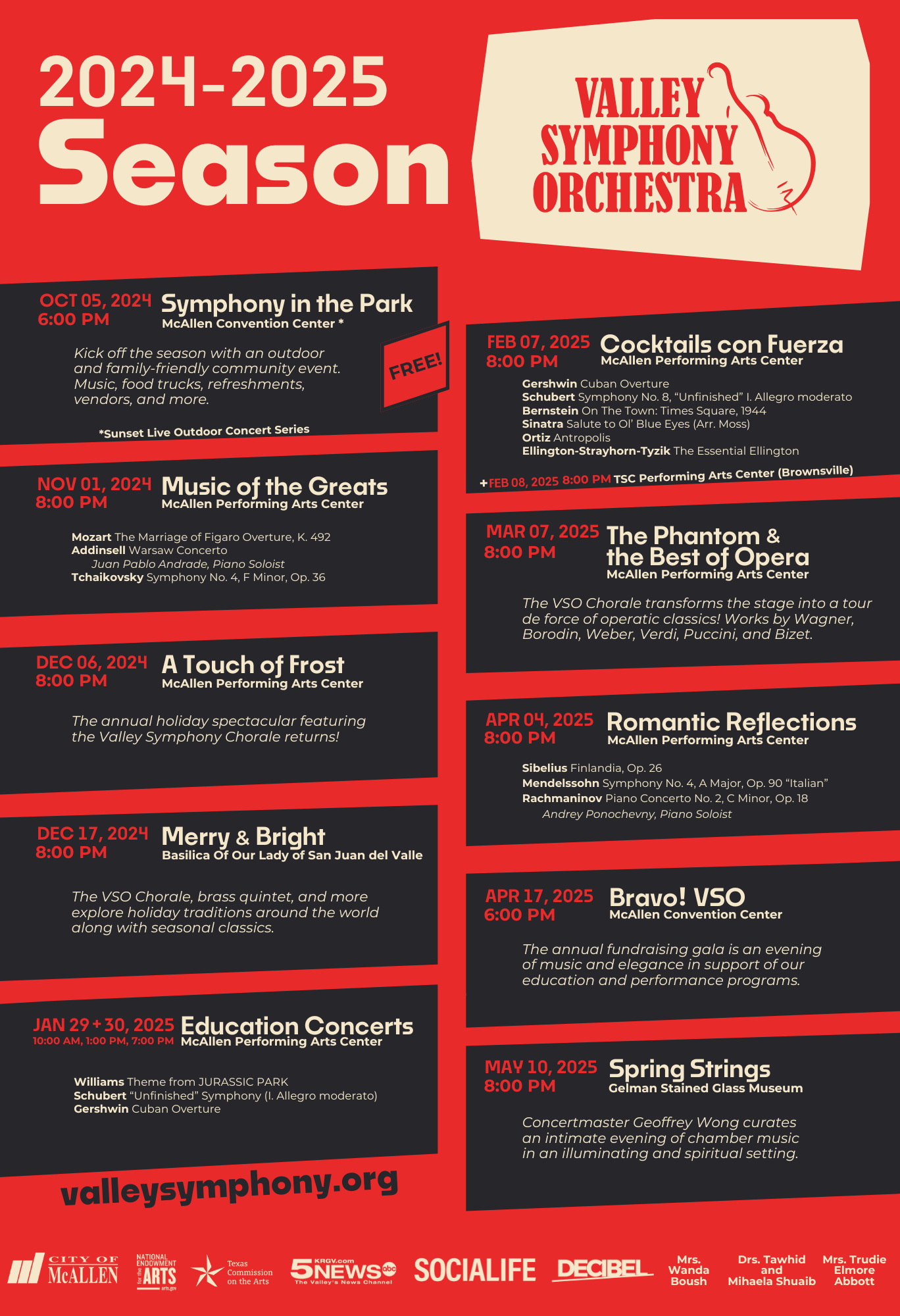 Valley Symphony Orchestra | Concerts & Events | Concerts