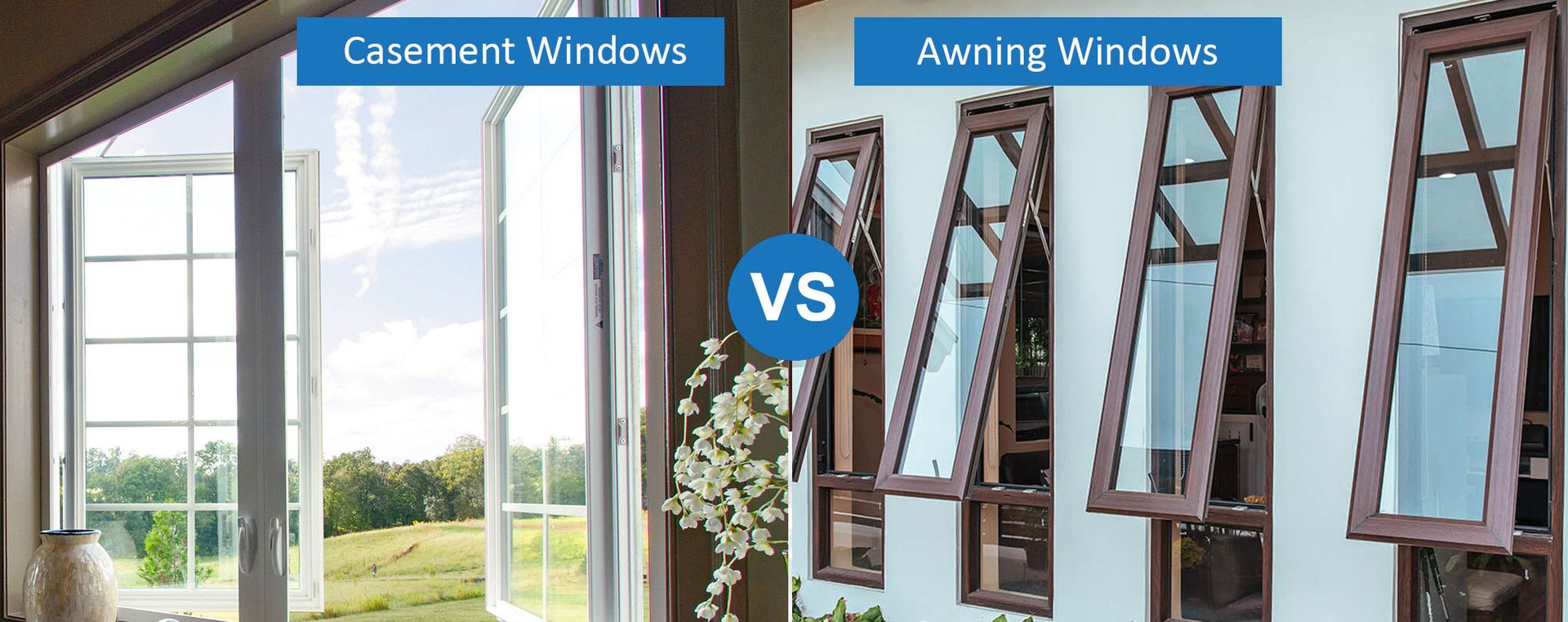 Universal Windows Direct Casement & Crank Out Window Differences